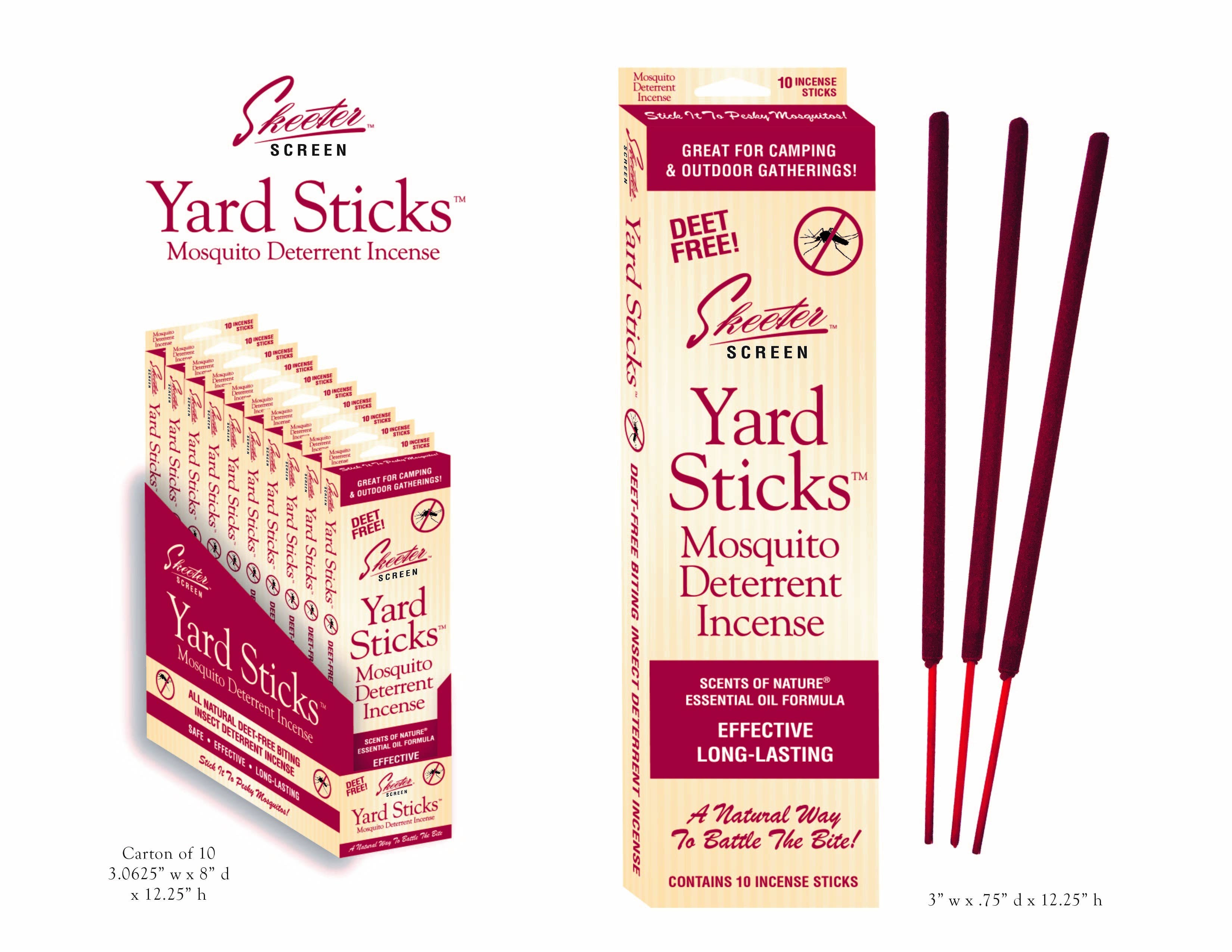 Skeeter Screen Travel Size Yard Sticks – The Market Ky